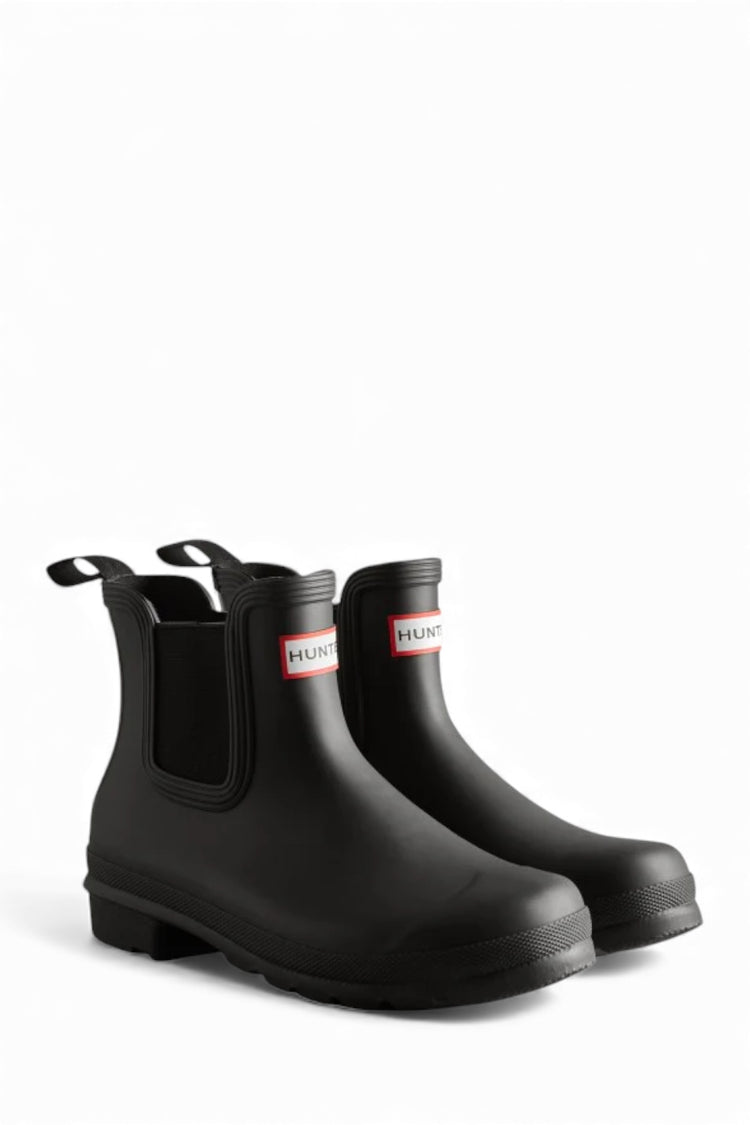 HUNTER BOOTS - Stivali Chelsea con cinturino posteriore con logo trico ...